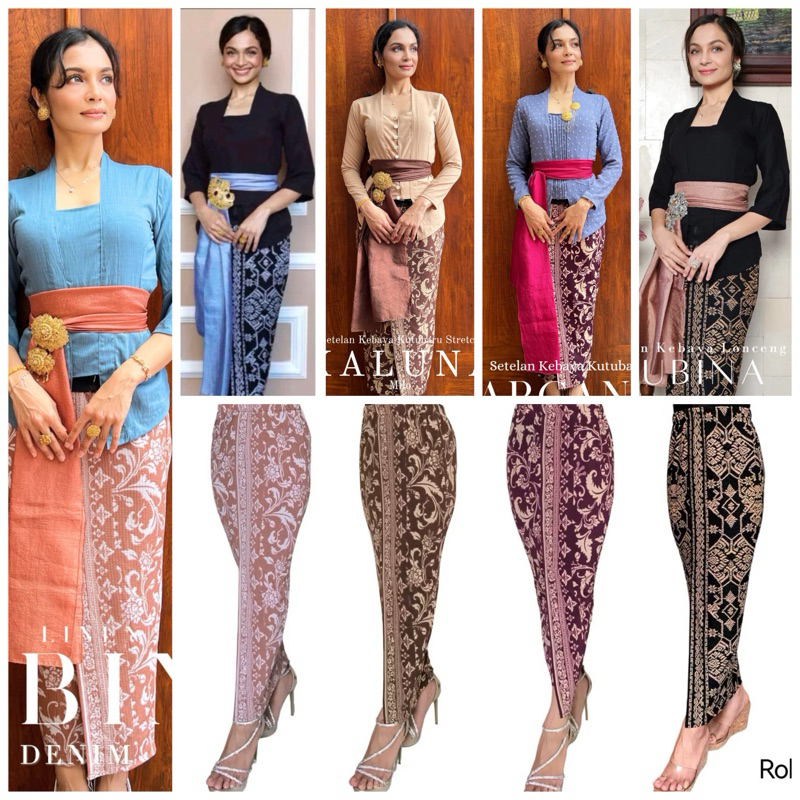 Jual ROK STRETCH SONGKET BALI KNIT DIORAMA | KAMEN JADI STRAIT | ROK ...