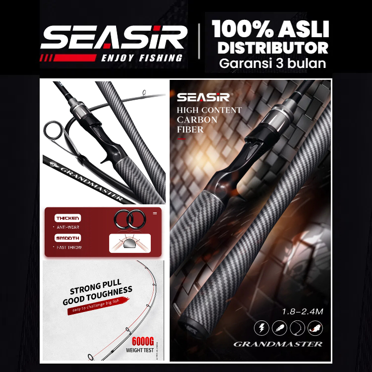 Jual RYOBISEASIR Grand Master II Joran Pancing, Smooth Ceramic Guide ...