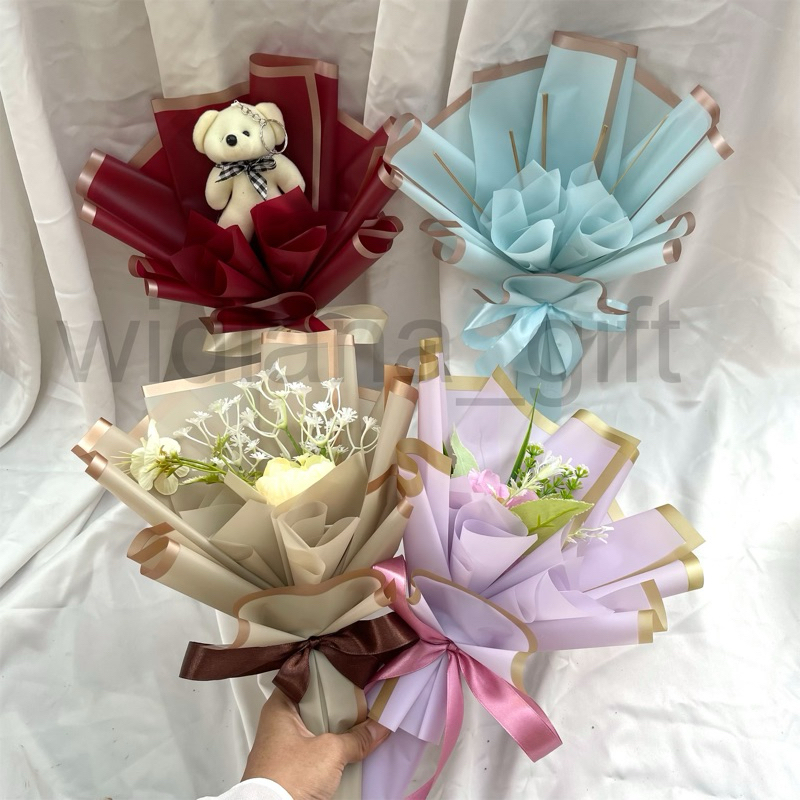 Jual COD Buket serba 10K (mini) boneka / kosongan / bunga [free kardus ...