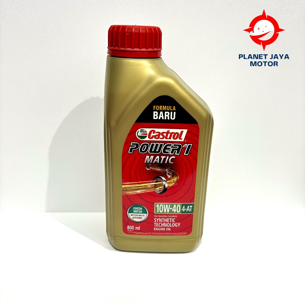 Jual Oli Castrol POWER1 Matic 800ml / 0.8L Manual Synthetic Technology Original100℅ | Shopee ...