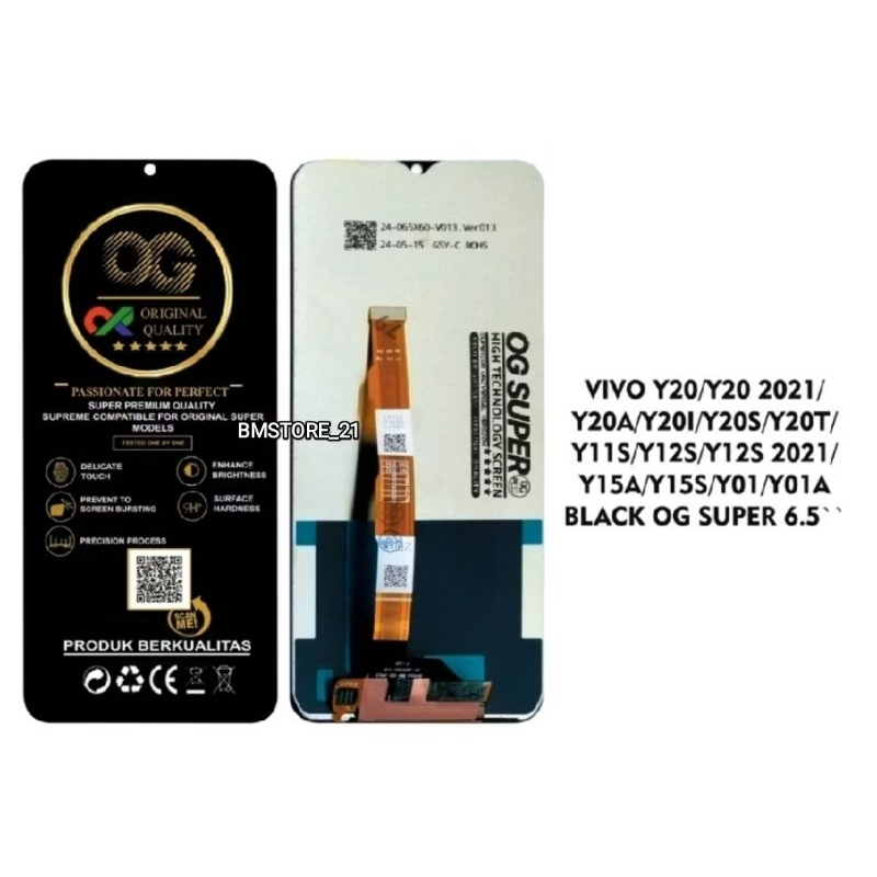 Jual LCD TOUCHSCREEN VIVO Y20 / Y20S / Y20 2021 / Y20i / Y20s / Y12s / Y12a / Y15s / Y01 ...