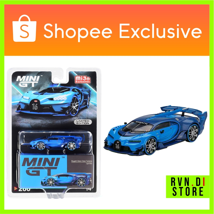 Jual Mini gt Bugatti Vision Gran Turismo Blister NEW minigt | Shopee ...