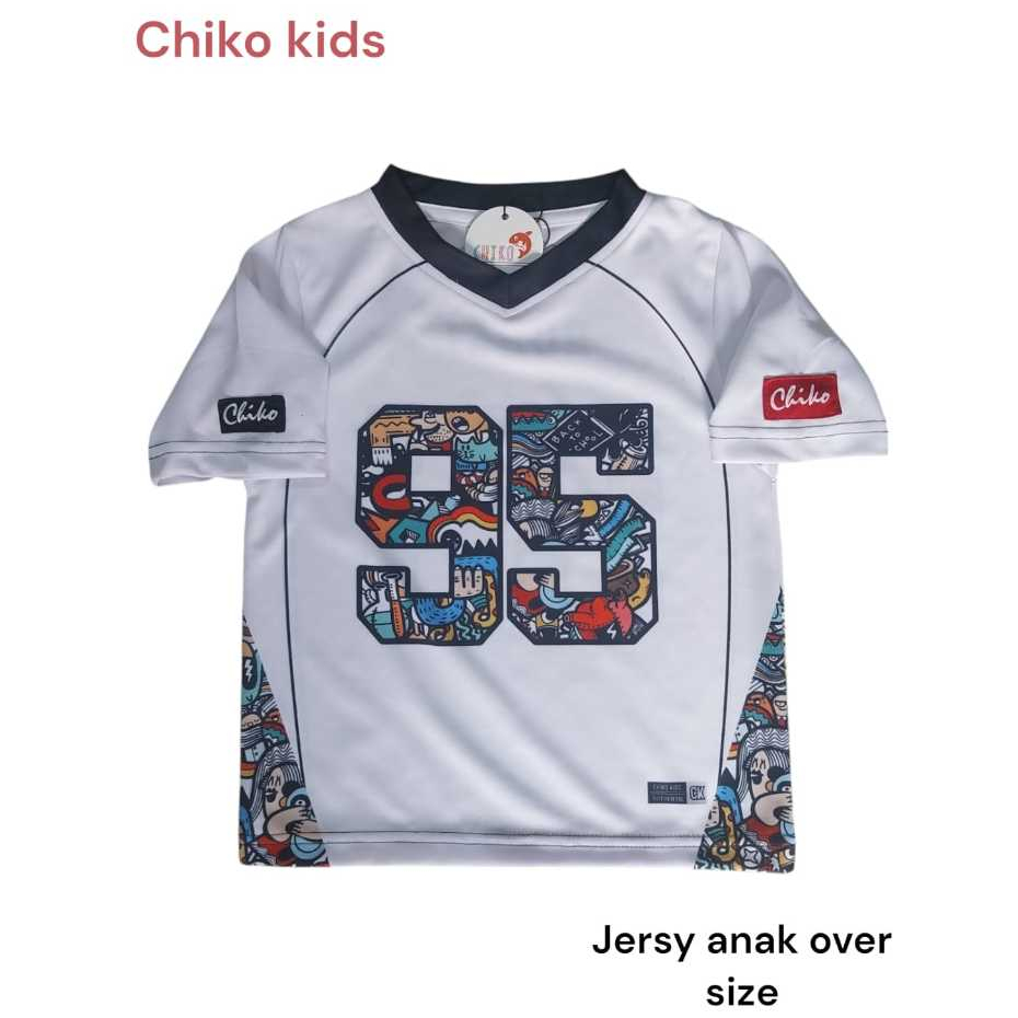 Jual Jersey Oversize anak usia 2-12 tahuan kualitas premium baju bola ...
