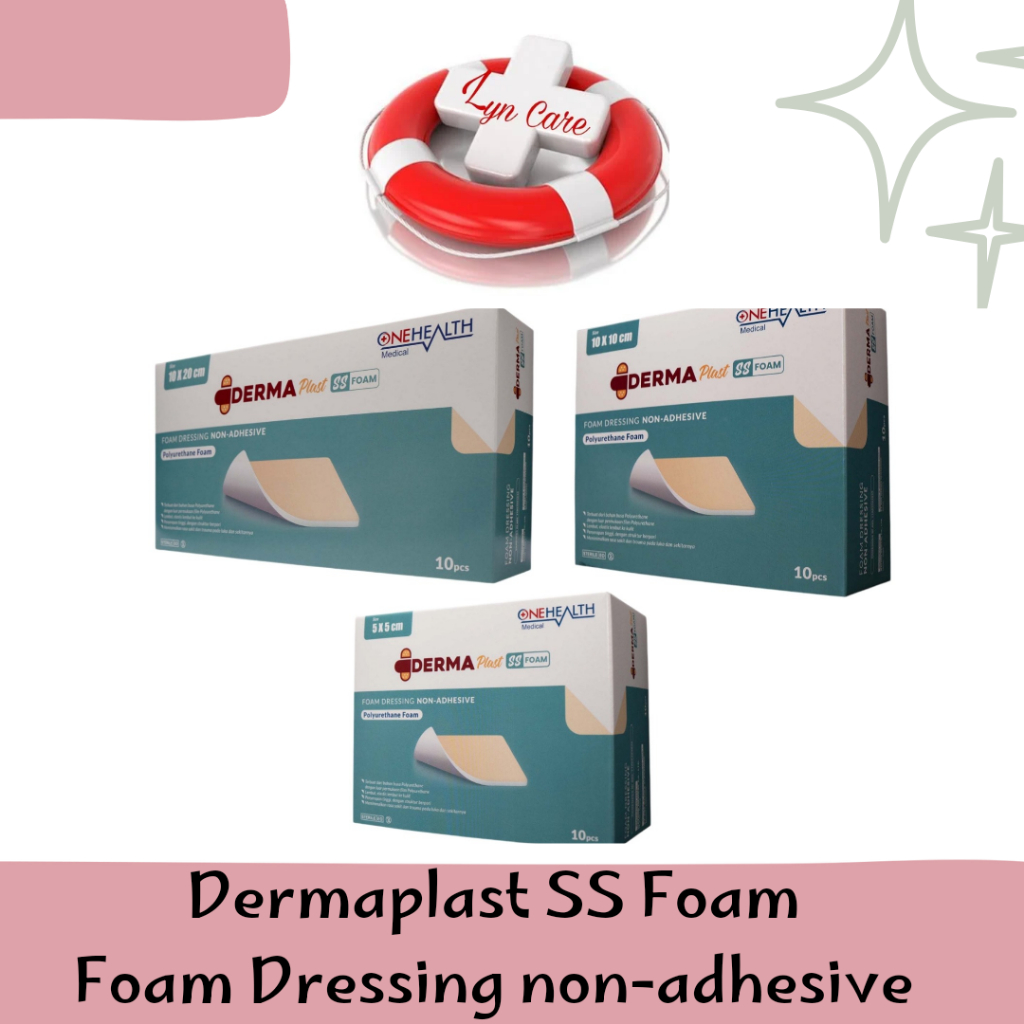 Jual DERMAPLAST FOAM Dermafix SS Foam Dressing Non Adhesive ONEHEALTH ...