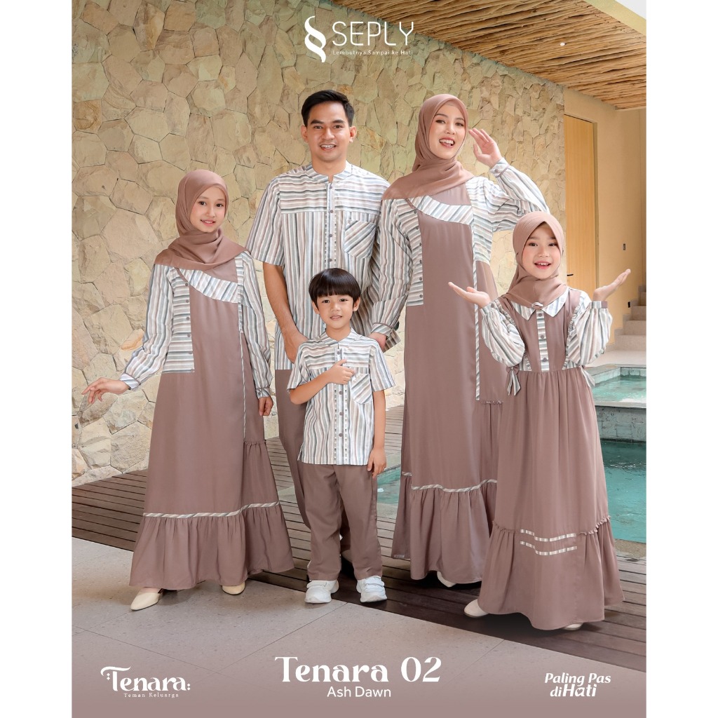 Jual Seply Tenera: Tenara Ash Dawn Sarimbit Lebaran Ethica 2025 Seragam ...