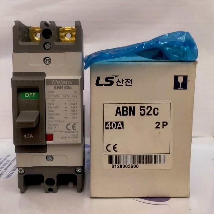 Jual LS MCCB 2P 15-50A ABN 52C - ABN-52C | Shopee Indonesia