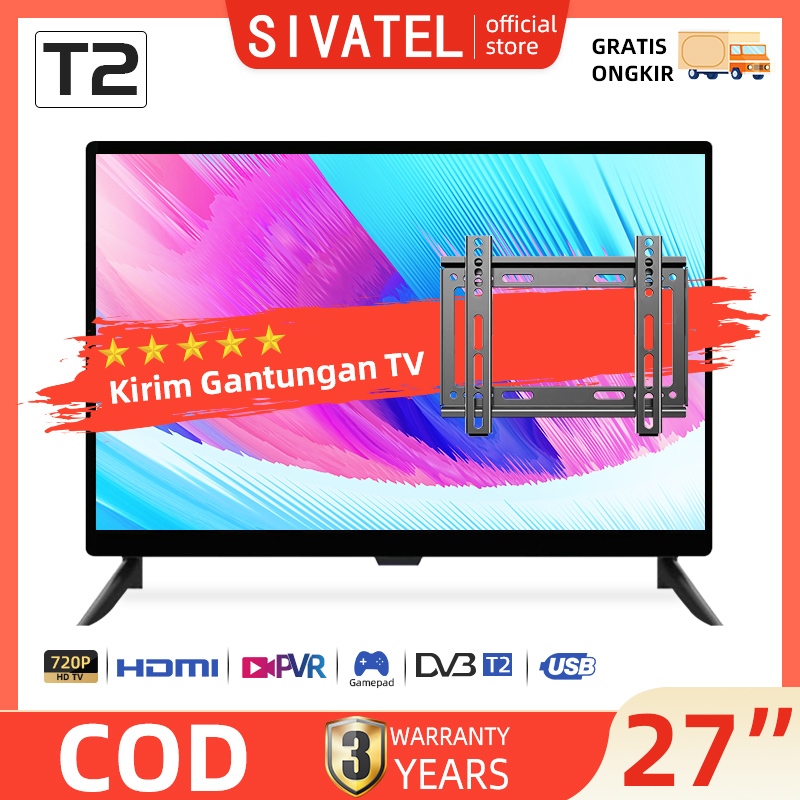 Jual Sivatel TV LED Digital 27/24/25/32 inch FHD Ready Televisi Murah ...