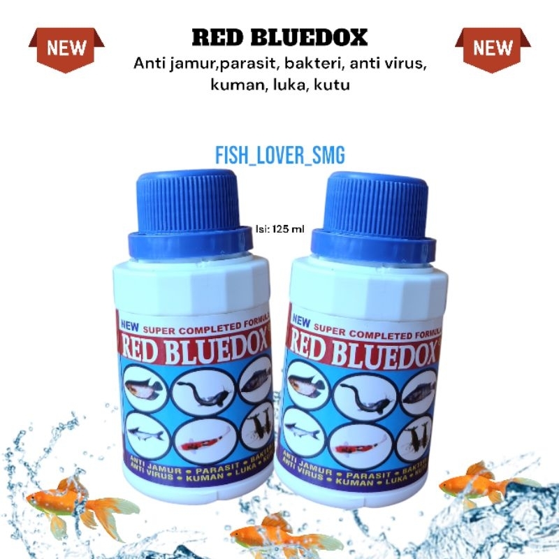 Jual Red Bluedox 125ml,250ml OBAT IKAN ANTI JAMUR, BAKTERI DAN PARASIT ...