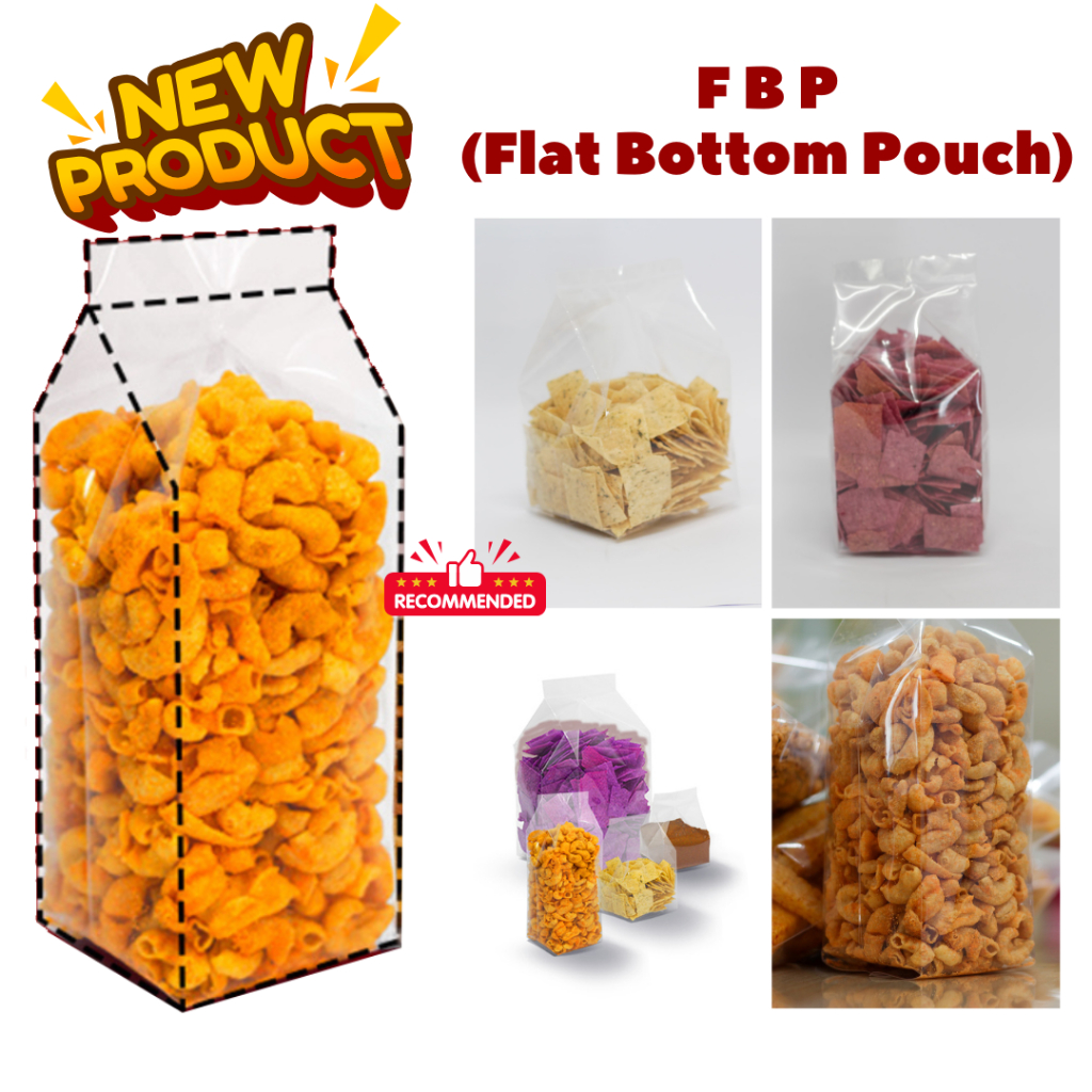 Jual PP Mika Flat Bottom Pouch Kantong PP Standing Pouch Bening Plastik ...