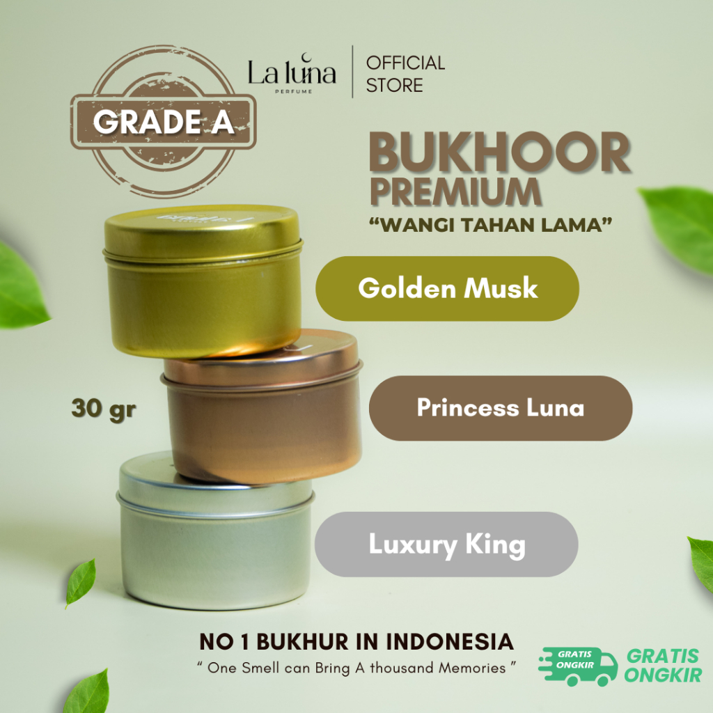 Jual Bukhur Premium Buhur Arab Dupa Wangi Tahan Lama Laluna - Gratis ...