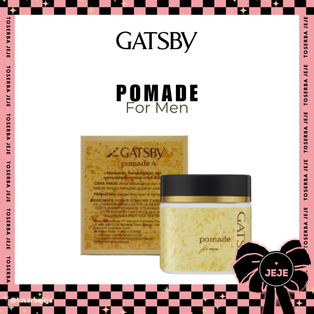 Jual GATSBY Pomade For Men | Hair Styling Men | Minyak Rambut | 30gr ...