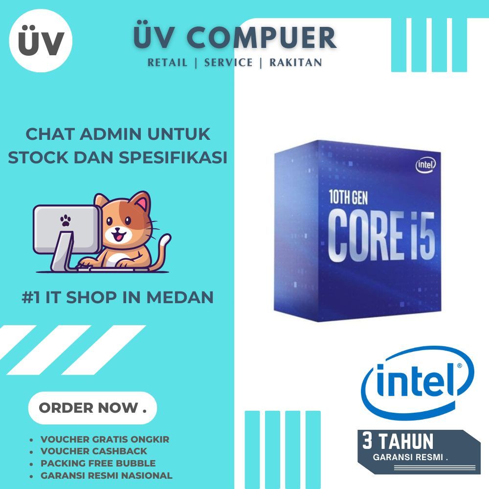 Jual Processor CPU Intel Core i5-10400 | 6 Cores | 4.30 GHz 12MB Cache ...