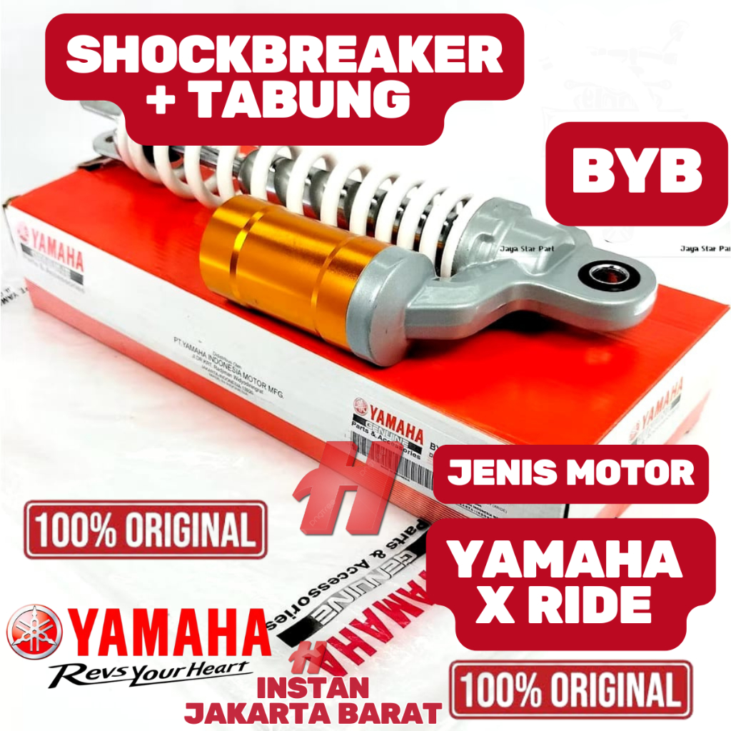 Jual ORIGINAL GRANSI ORI SHOCKBREAKER BELAKANG TABUNG YAMAHA X RIDE ...