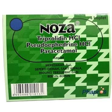 Jual NOZA TABLET (1 STRIP ISI 4 TAB) untuk flu | Shopee Indonesia