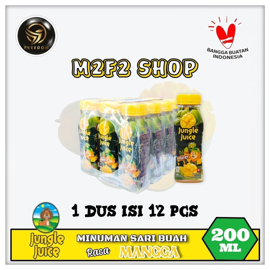 Jual Diamond Jungle Juice Mango | Jus Mangga Botol Pet - 200 ml ...