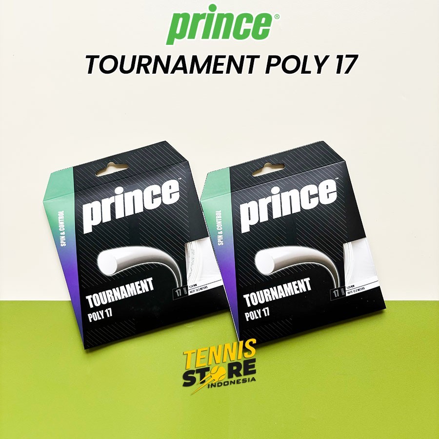Jual Prince Tournament Poly 17 / 1.24 String ( Senar Raket Tenis ...