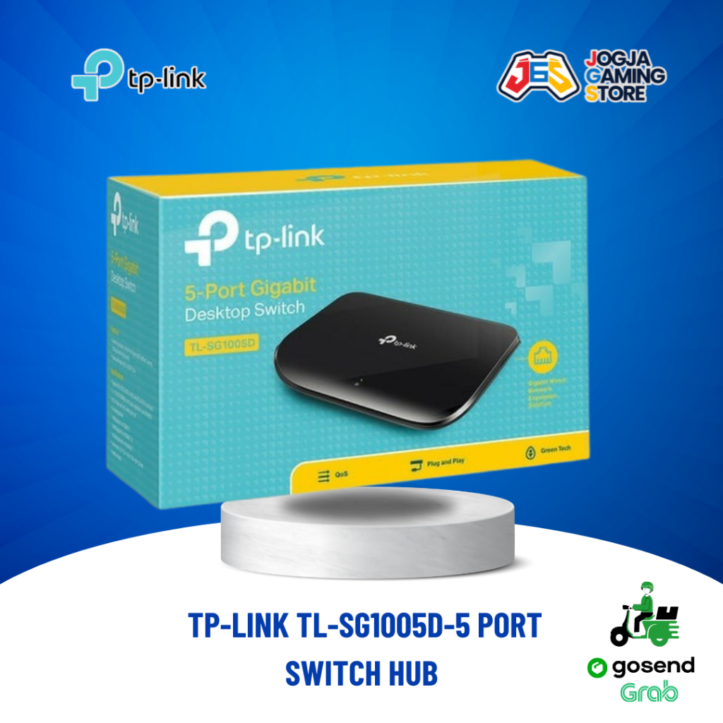 Jual TP-LINK TL-SG1005D TPLINK 5-Port Gigabit Desktop Switch Hub 5 Port | Shopee Indonesia