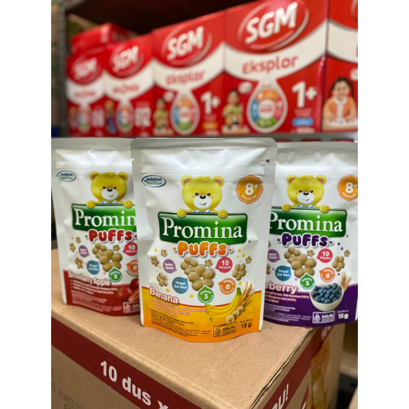 Jual PROMINA PUFFS BLUEBERRY/BANANA/STRAWBERRY APPLE/SWEET POTATOES ...