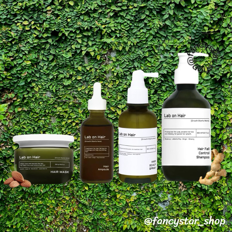 Jual [BPOM] LAB ON HAIR Anti Hair Fall Control Shampoo | Hair Scalp ...