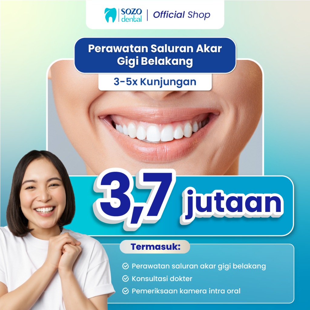 Jual PAKET Perawatan Saluran Akar Gigi Belakang + Konsultasi Dokter Gigi + Pemeriksaan dengan ...