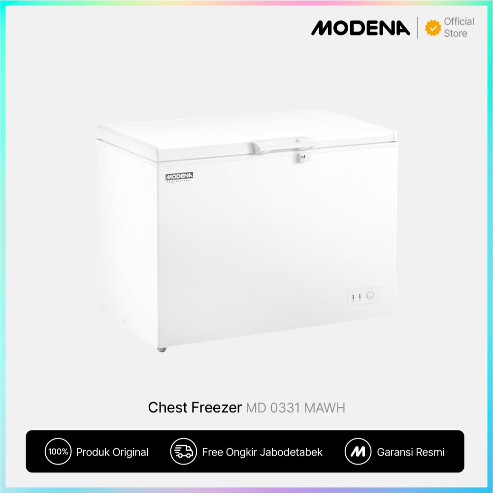 Jual MODENA Chest Freezer - MD 0331 MAWH | Shopee Indonesia