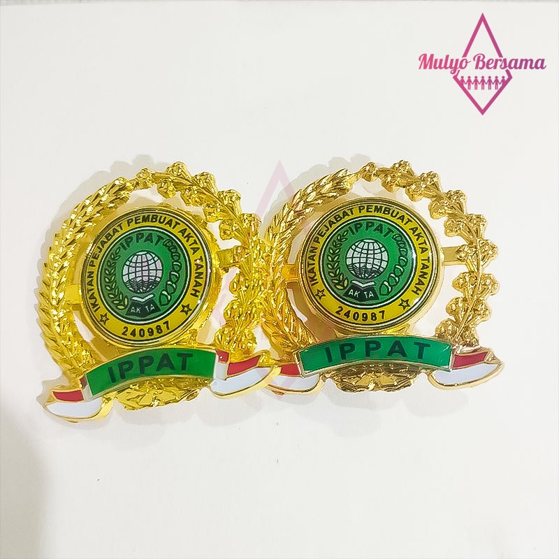 Jual Pin Bros Logo Ikatan Pejabat Pembuat Akta Tanah Pin IPPAT Model ...