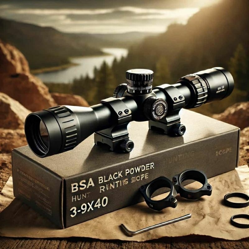 Jual TELESKOPIK BSA 3-9X40 BLACK POWDER | Shopee Indonesia
