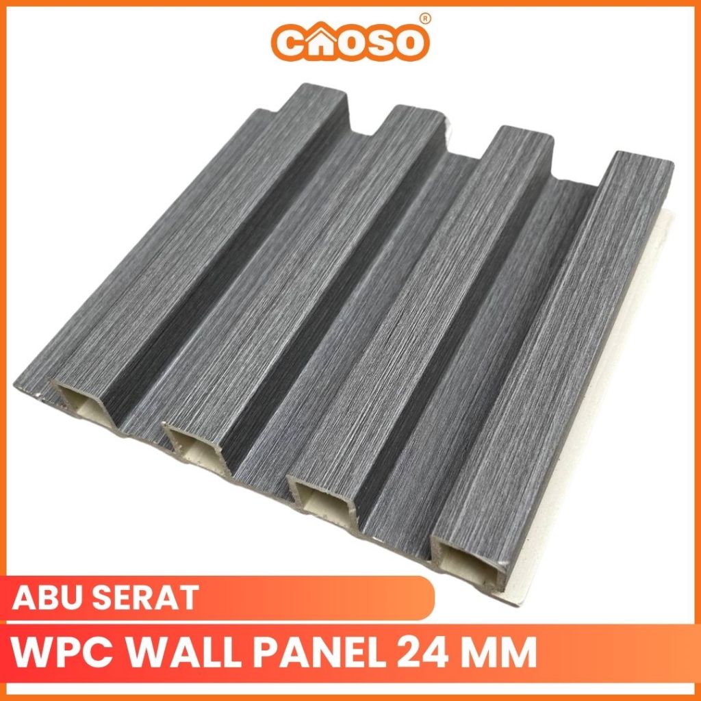 Jual WPC wallPanel Dekorasi Dinding Kayu Warna Abu Serat | Wall Panel ...