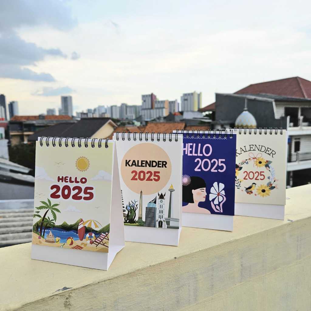 Jual ( TUKONI )NEW DESIGN KALENDER 2025/KALENDER MEJA A6/KALENDER DUDUK ...
