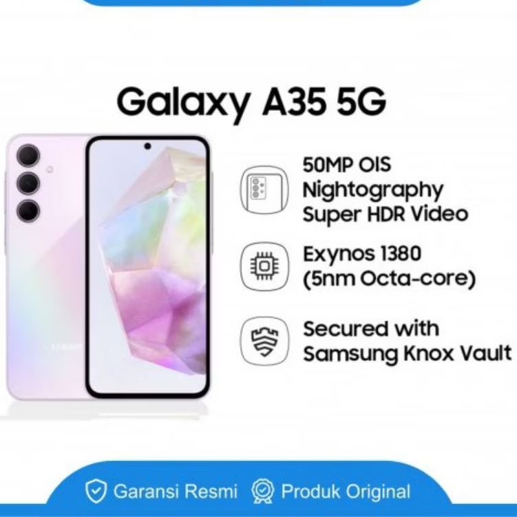 Jual Samsung Galaxy A35 5G RAM 8GB ROM 256GB Garansi Resmi | Shopee Indonesia