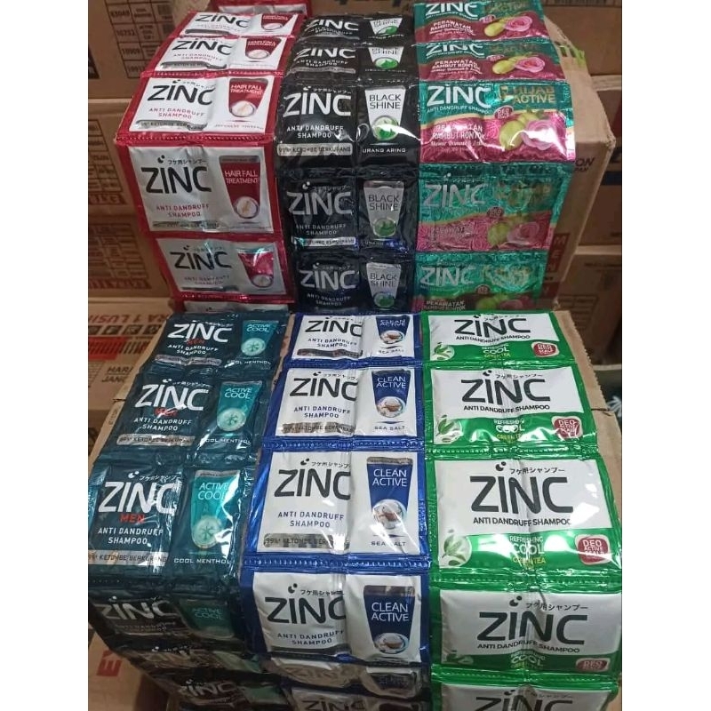 Jual sampo zink 1 renteng 12 pcs | Shopee Indonesia