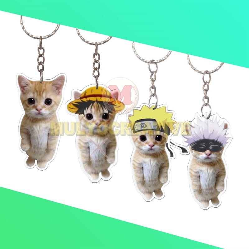 Jual Keychain Meme Dudul Kucing Elgato All Skin Akrilik Dua Sisi Ganci ...