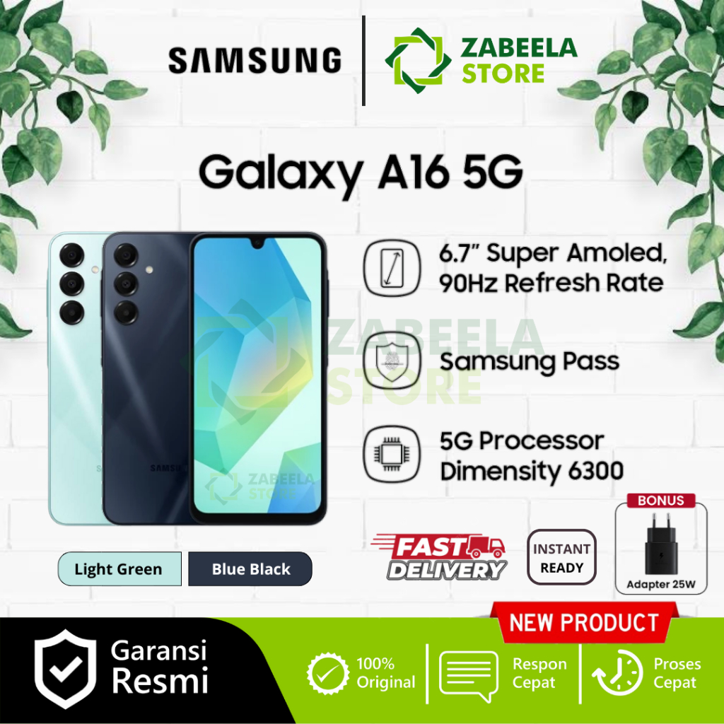 Jual Samsung Galaxy A16 5G NFC 8/256GB Garansi Resmi Samsung Indonesia SEIN SM-A166P/DS | Shopee ...