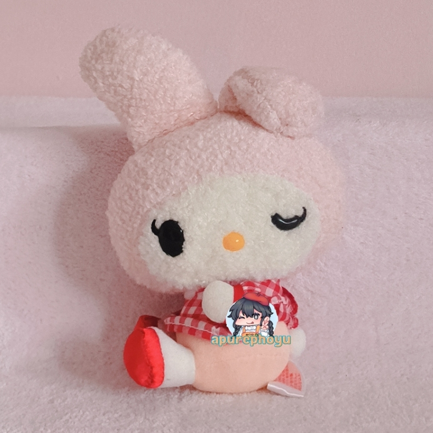 Jual Boneka Sanrio My Melody Red Dress Winking Eyes Mini Plush | Shopee ...