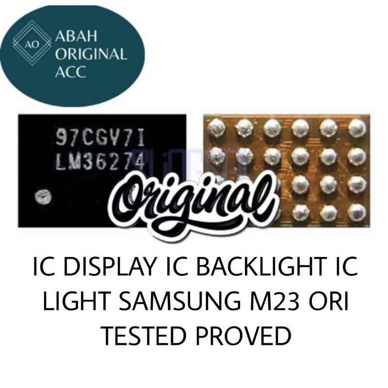 Jual IC DISPLAY IC BACKLIGHT IC LIGHT IC LAMPU SAMSUNG M23 M23 5G ORI ...