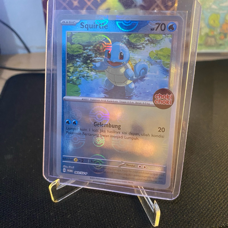 Jual Squirtle Reverse Holo Pokeball Promo Choki Choki TCG Pokemon ...