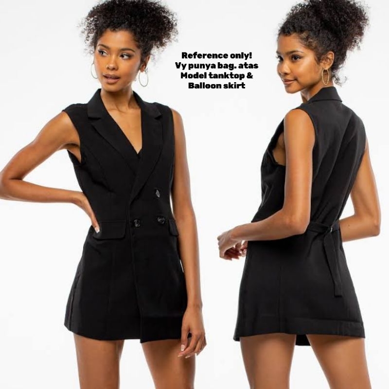 Jual Only Luxury Vest Mini Dress [Vyloved] [Preloved] | Shopee Indonesia