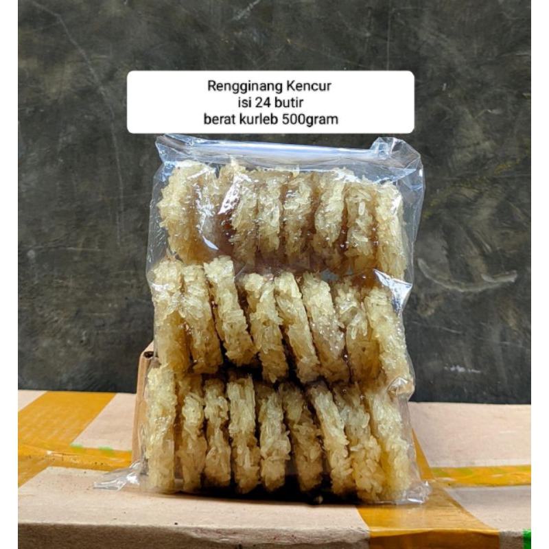 Jual Rengginang Rasa kencur Isi 24 pcs ukuran Besar Makanan Jadul ...