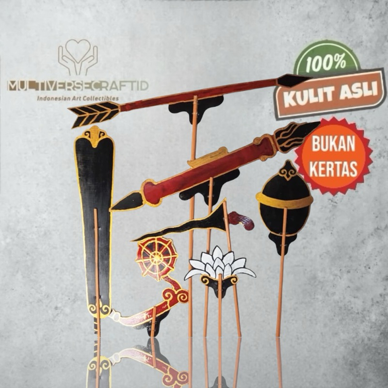 Jual MULTIVERSECRAFTID Wayang Kulit - Wayang Gaman Bahan Mika Kuat Awet ...