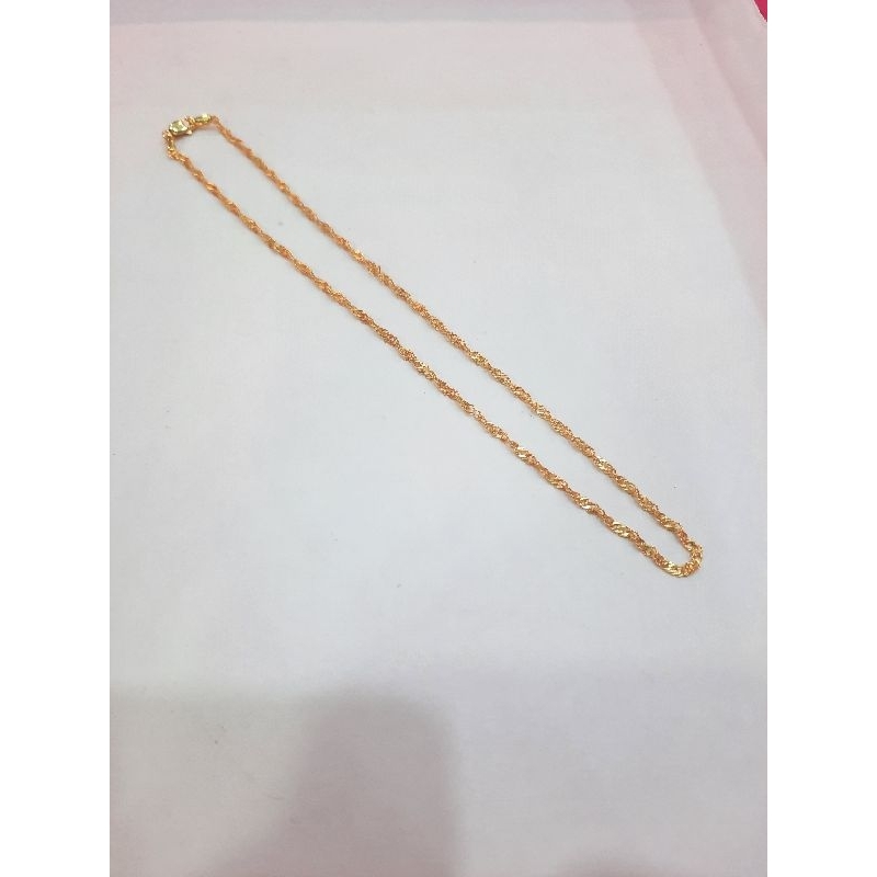 Jual KALUNG ANAK BORSALINO BAHAN PERAK 925 DENGAN LAPIS MAS KUNING 24 ...