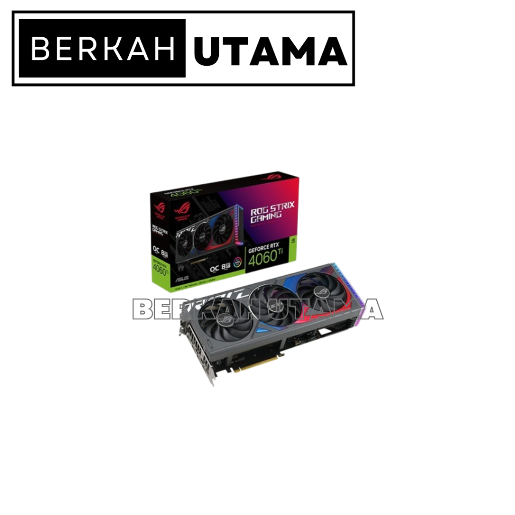 Jual ASUS ROG STRIX GEFORCE RTX 4060 TI 8GB GDDR6 OC EDITION - VGA GAMING RTX 4060Ti | Shopee ...
