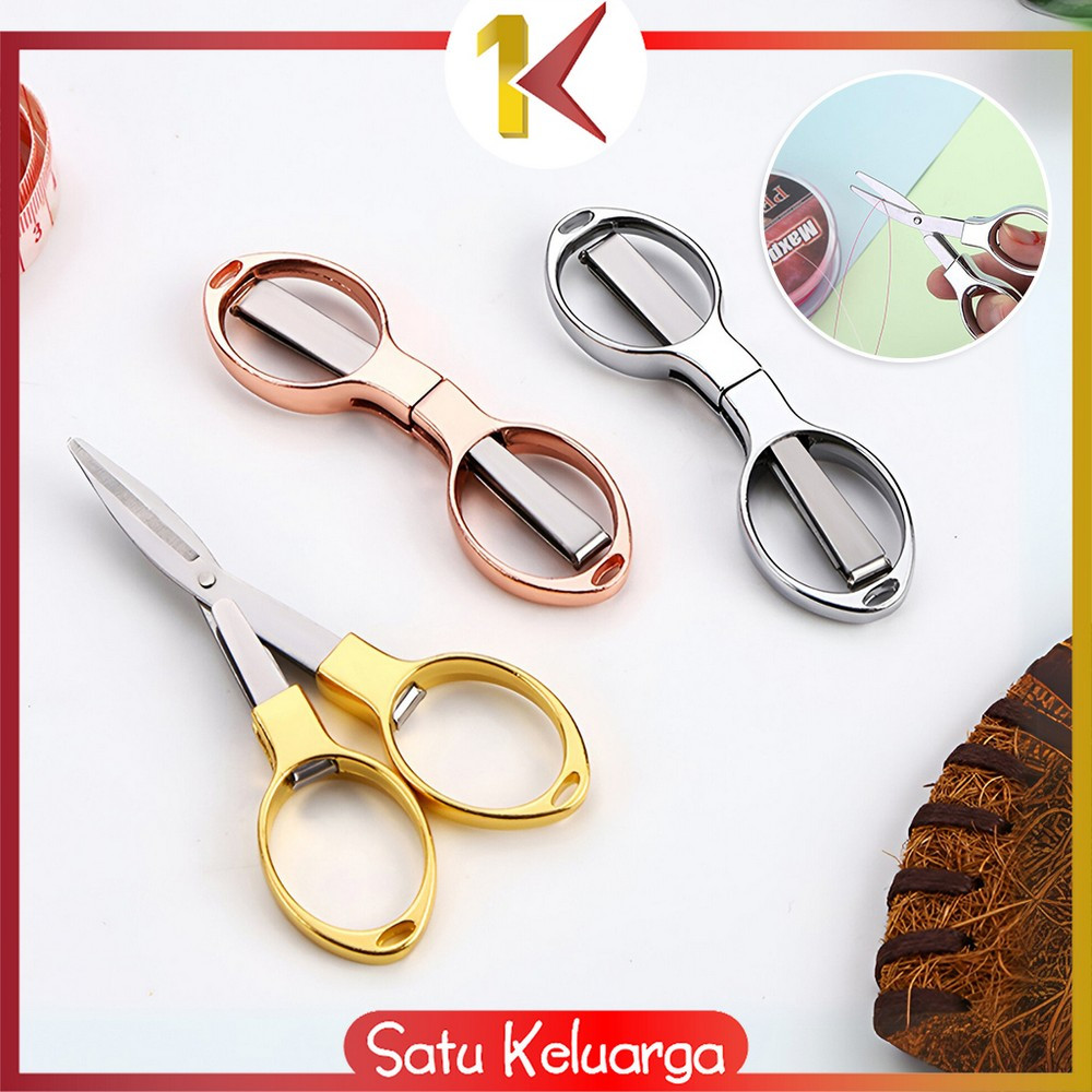 Jual SK-C1199 Gunting Lipat Portable Bahan Stainless Steel / Gunting ...