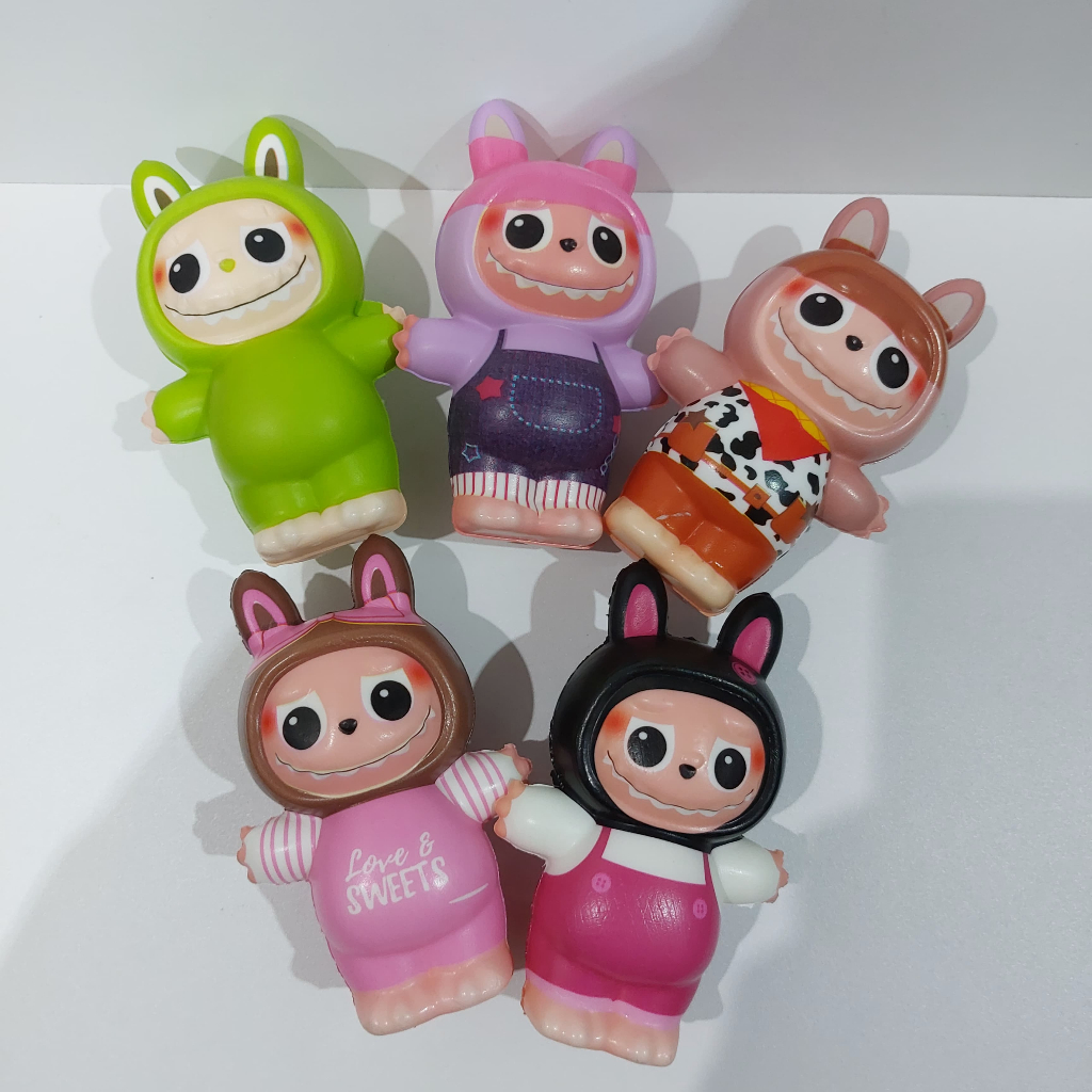 Jual Mainan Squishy Labubu Karakter Squisi Pencet Lucu Decompression ...