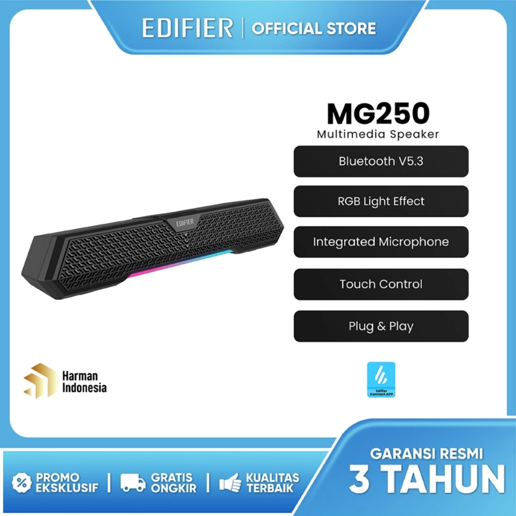 Jual Edifier MG250 / MG 250 Multimedia Speaker Soundbar Gaming RGB ...
