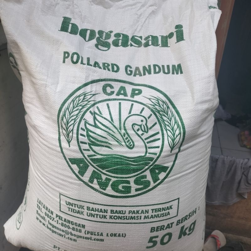 Jual 2kg Polar gandum cap Angsa ,Media pakan ulat Jerman/ulat Hongkong ...