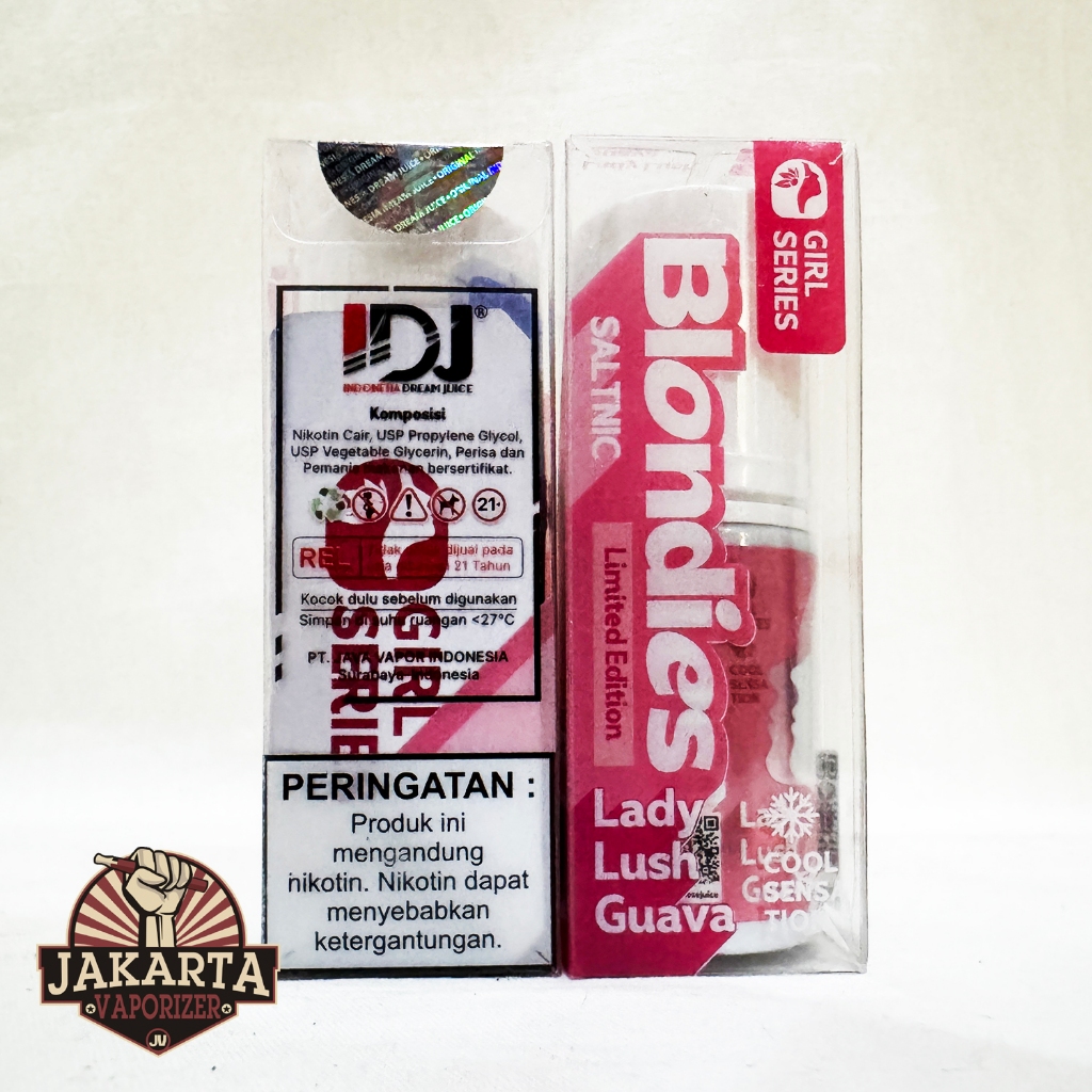 Jual [SALT] BLONDIES LADY LUSH GUAVA SALTNIC 30ML 20MG BY IDJ | Shopee Indonesia
