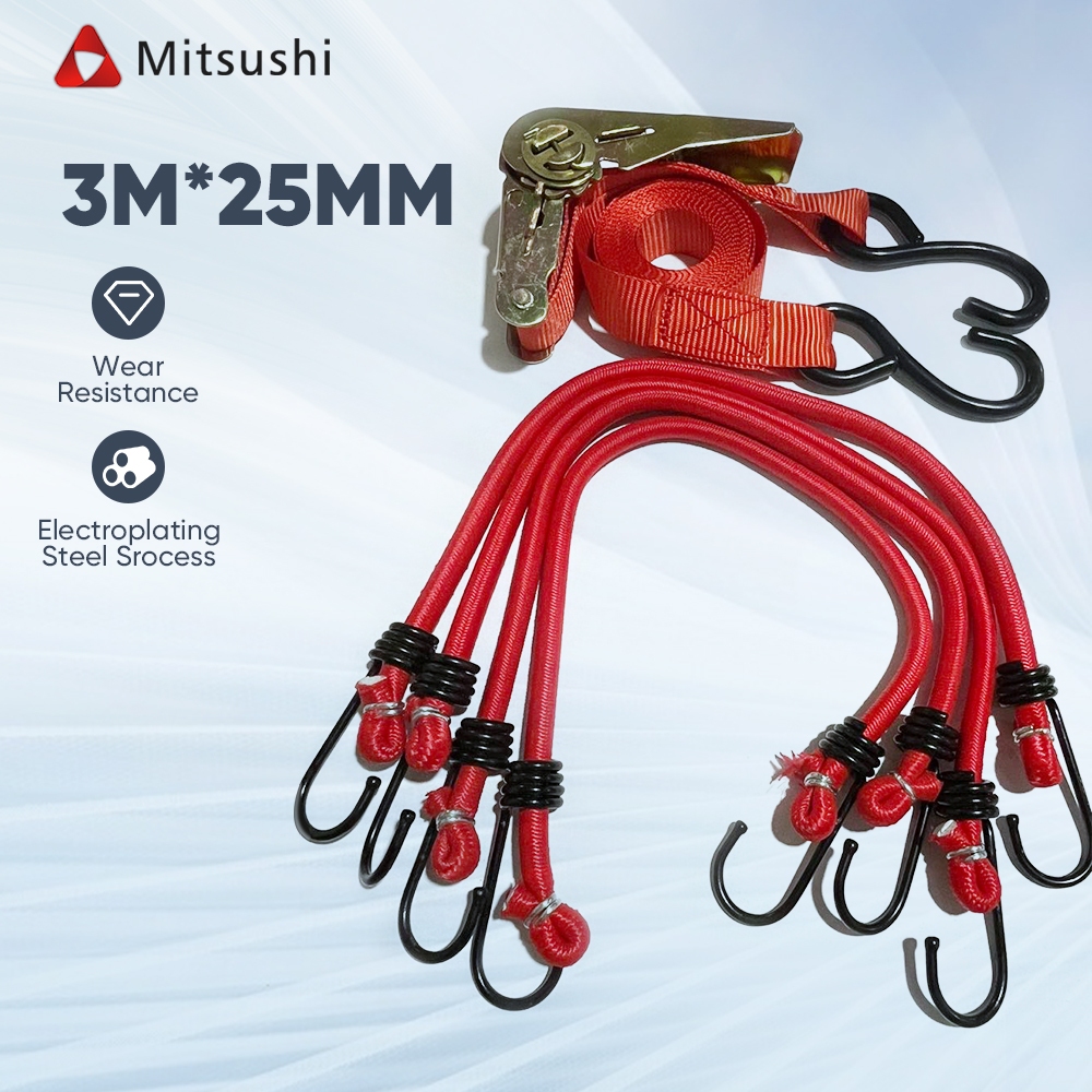 Jual Mitsushi 4 pcs Tali Kargo Tali Kargo Gesper Logam Ratchet Ikat ...