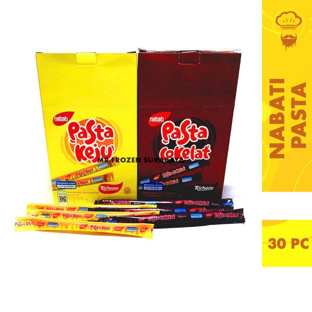 Jual Nabati Pasta Richeese Pasta Keju - Richoco Pasta Cokelat (Netto 30 ...