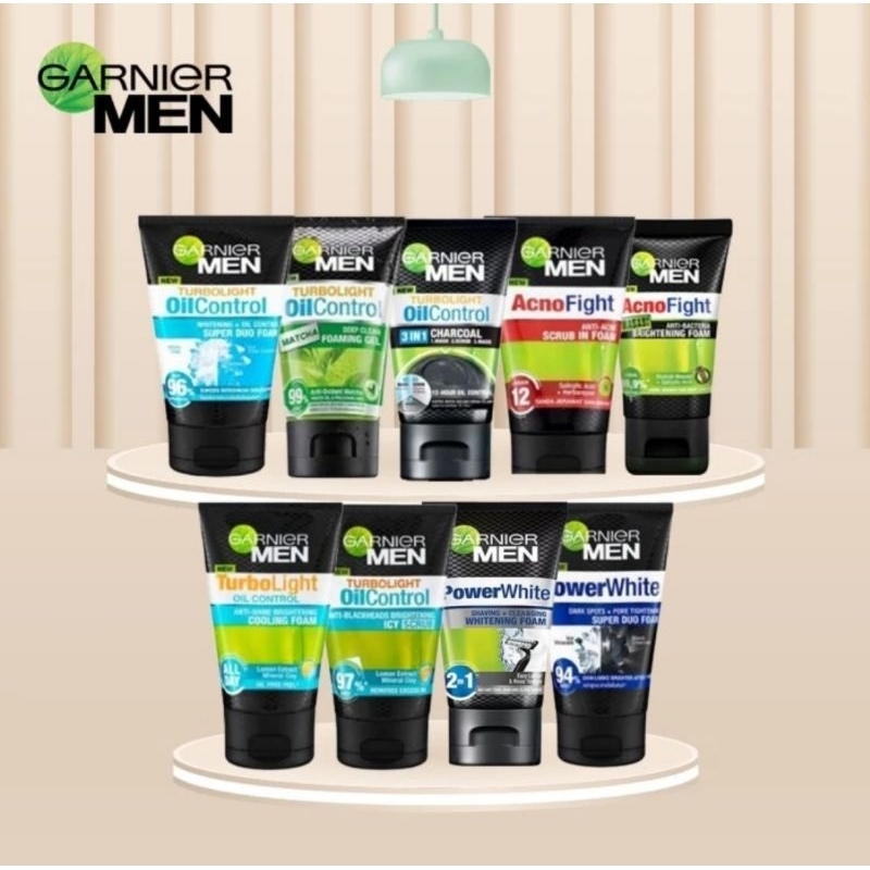 Jual Garnier Men facial wash 100 ml all variance | Shopee Indonesia