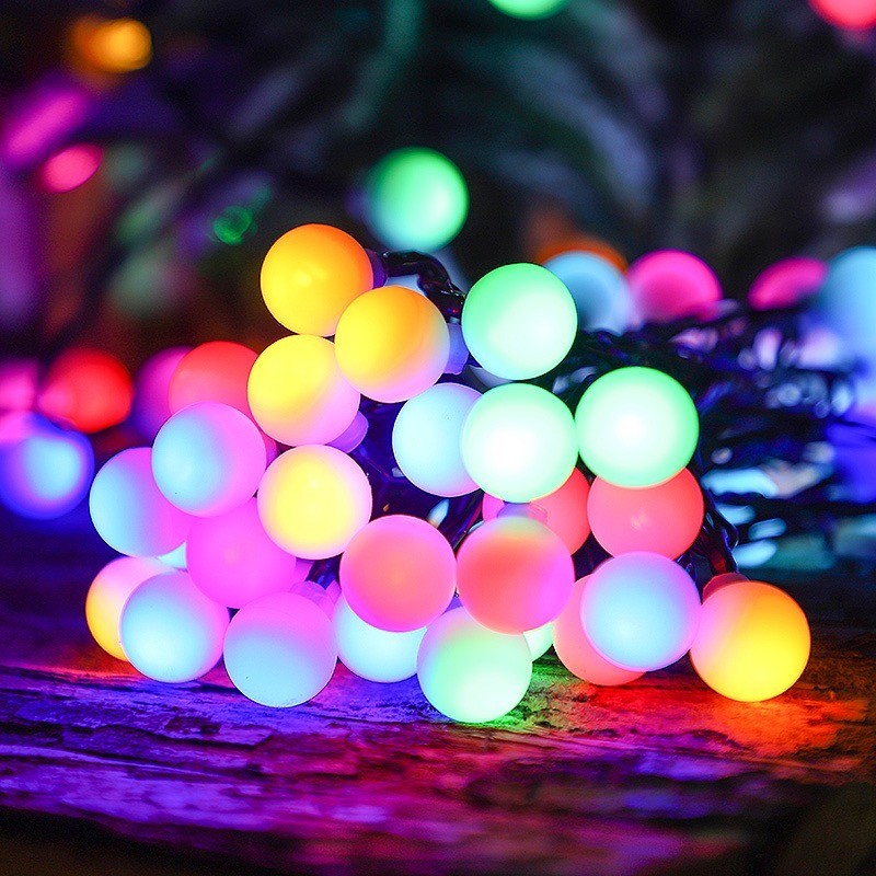 Jual Lampu Natal Hias Motif Bulan Bintang Crystal Bola LED Tumblr ...